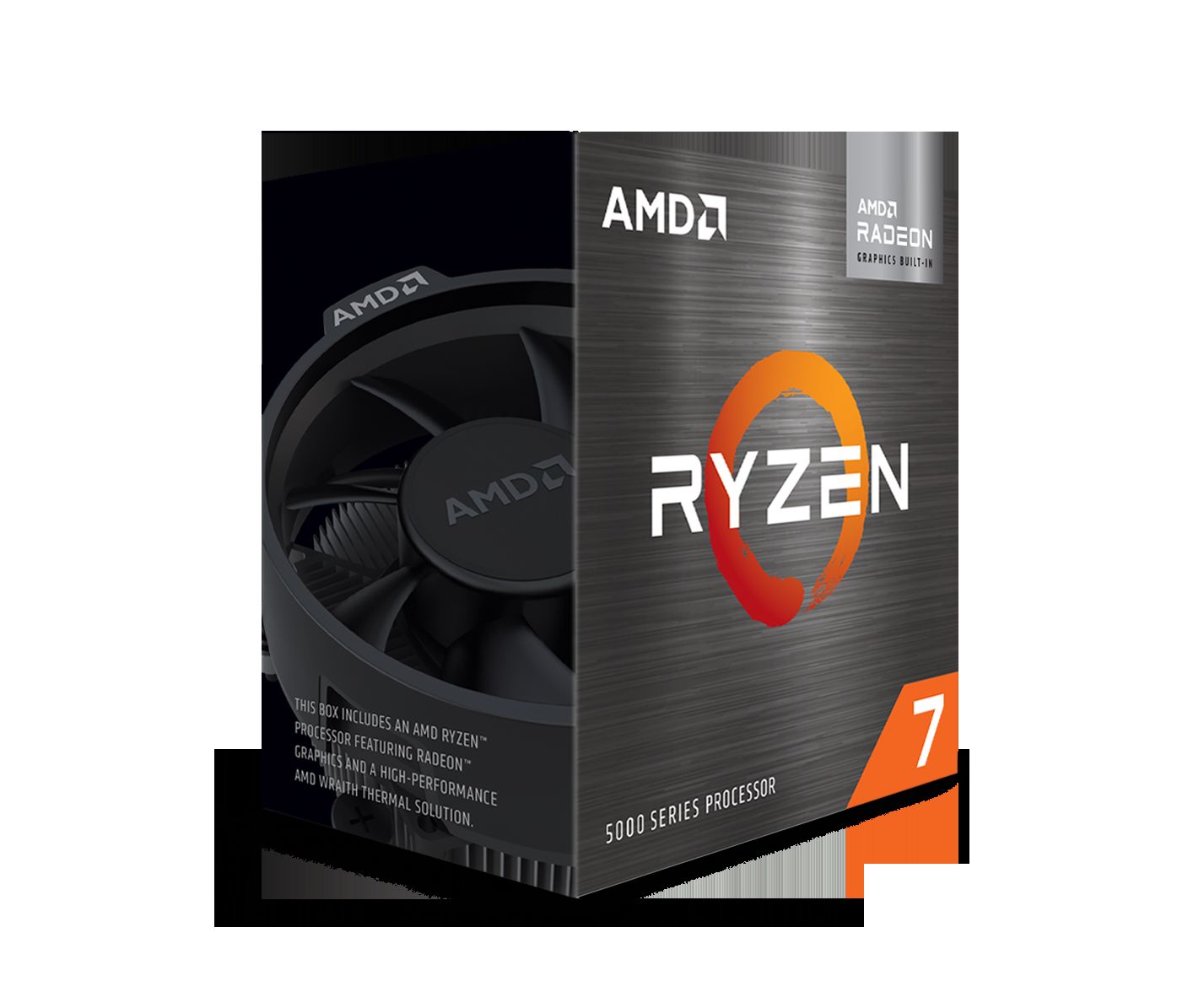 CPU AMD Ryzen 7 5700G, with Wraith Stealth cooler/ 3.8 GHz (4.6 GHz ...